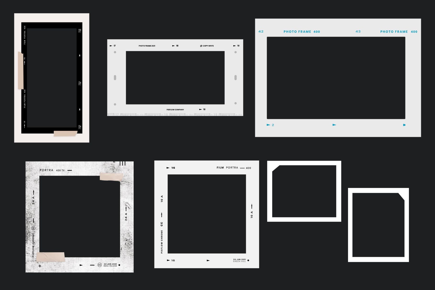 Kodak and Fuji Film Frames | Film Frame Bundle | Film Frame for ...