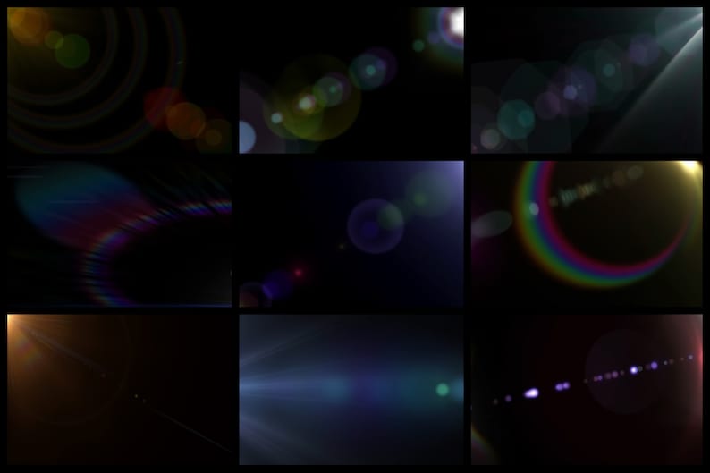 150 OPTICAL FLARE OVERLAYS | Optical Lens Flare Photo Overlays for ...