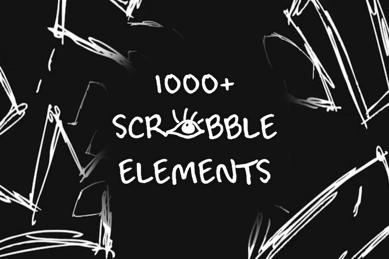 Scribble Animation Pack | 1000+ Animation Elements - Etsy