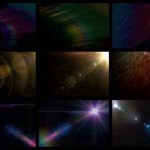 150 OPTICAL FLARE OVERLAYS | Optical Lens Flare Photo Overlays for ...