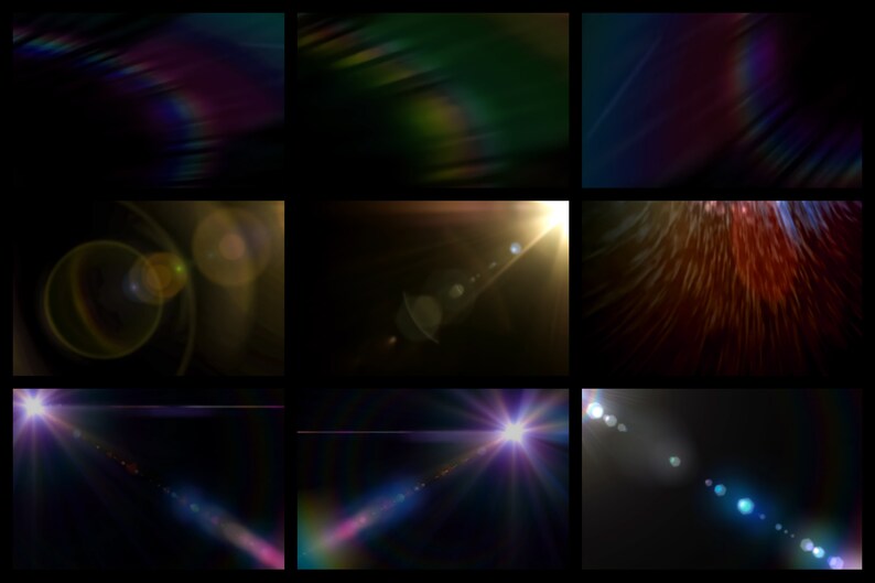 150 OPTICAL FLARE OVERLAYS | Optical Lens Flare Photo Overlays for ...
