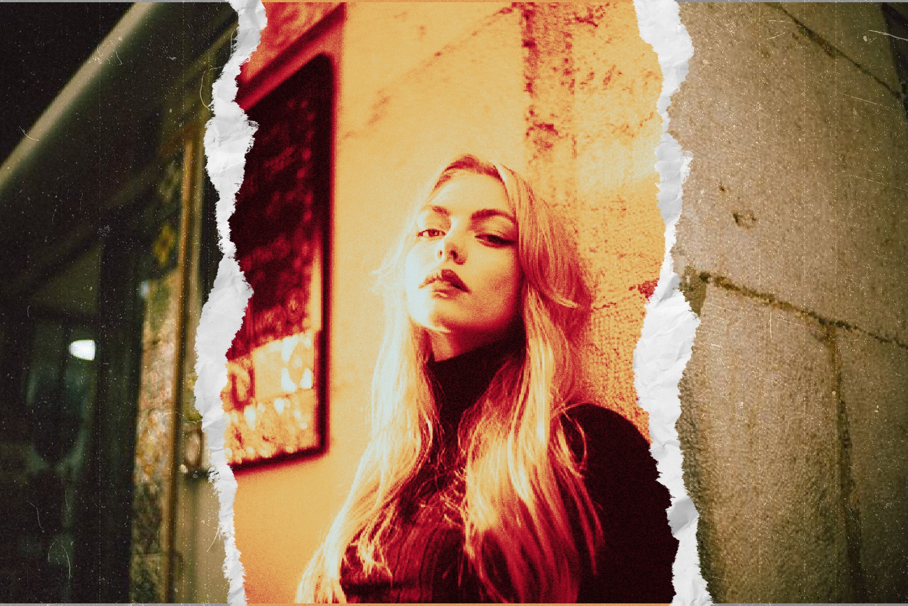 Torn Paper Photo Effect | Paper Torn Effect | Broken Paper Photo | Ripped Edges Photo Effect - Etsy