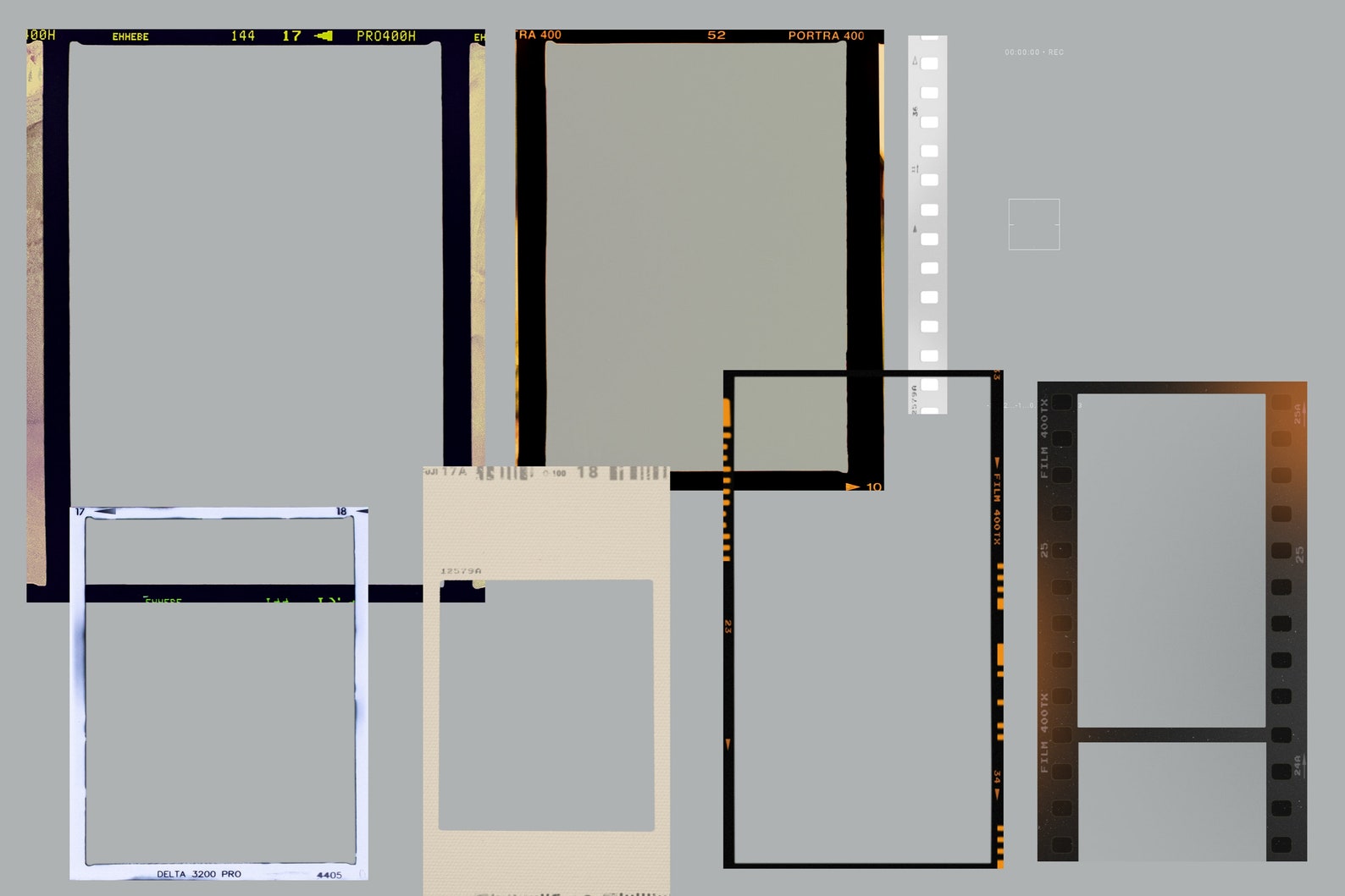 Polaroid Frames | Film Frame Overlays | Polaroid Frames With Tapes ...