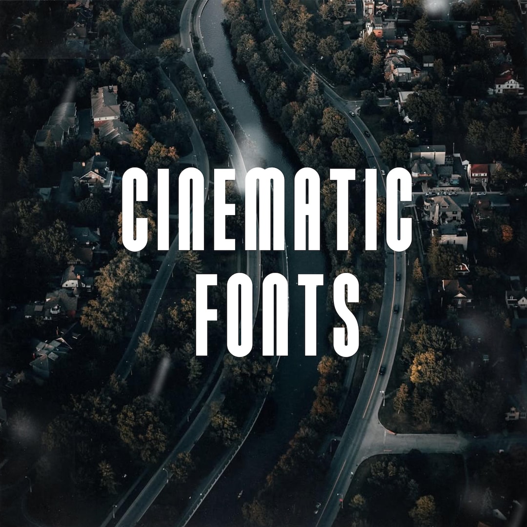 Cinematic Font Pack: Movie Style Typeface Bundle (OTF/TTF) Digital Download - Etsy