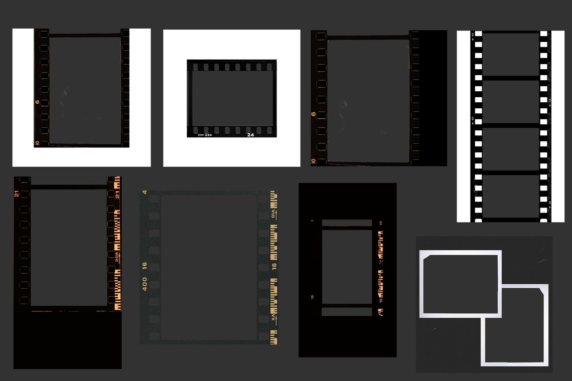150+ ANALOG FILM FRAME | Negative Film Frames Kit, Insta Film, Film ...