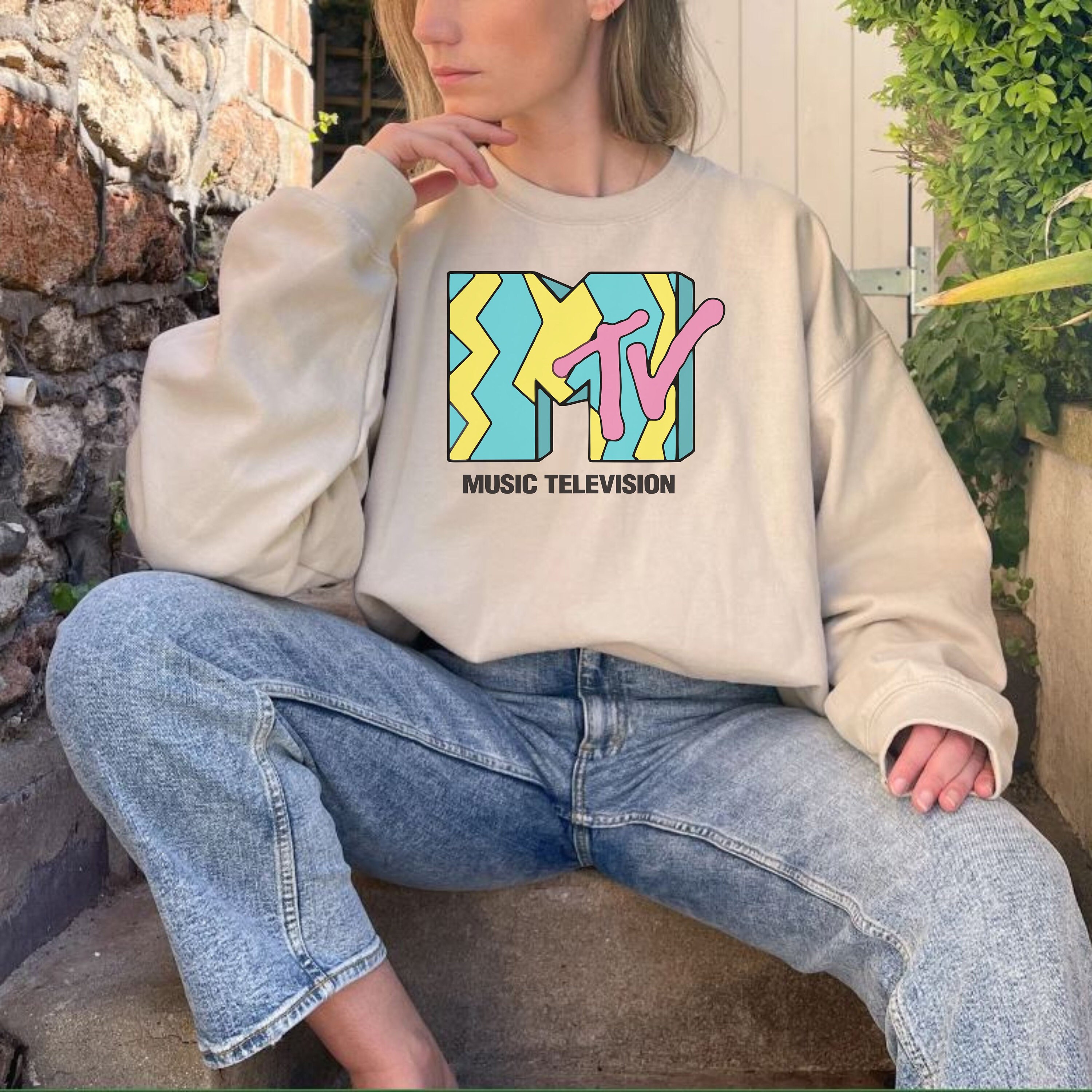 MTV Logo Classic MTV Logo 80s Print Design T-shirt MTV Logo - Etsy
