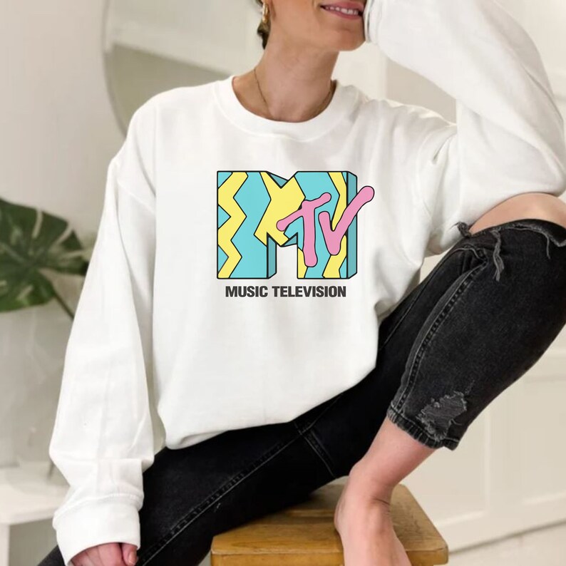 MTV Logo Classic MTV Logo 80s Print Design T-shirt MTV Logo - Etsy