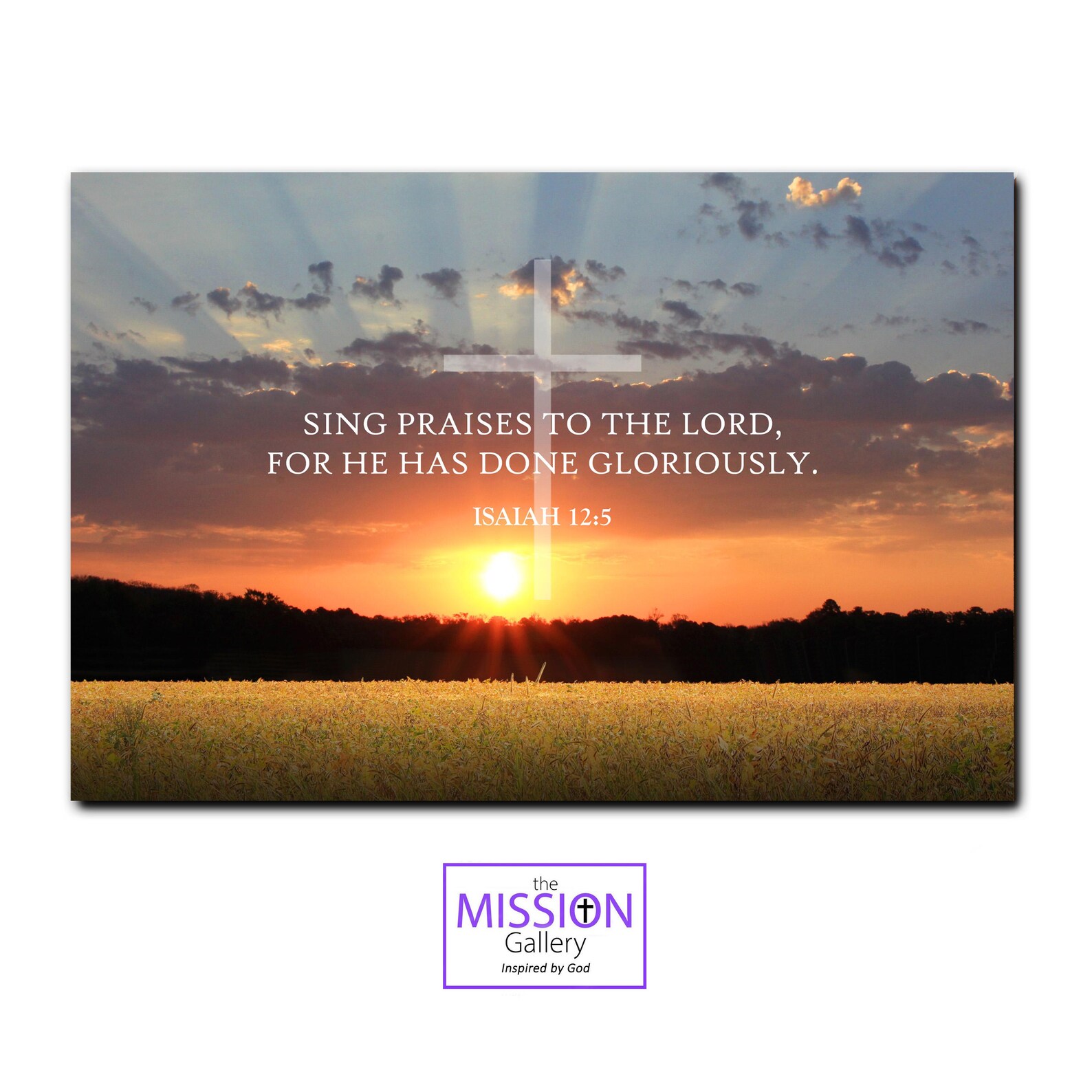 ISAIAH 12:5 Sing Praises to the Lord for He Has Done Gloriously ...