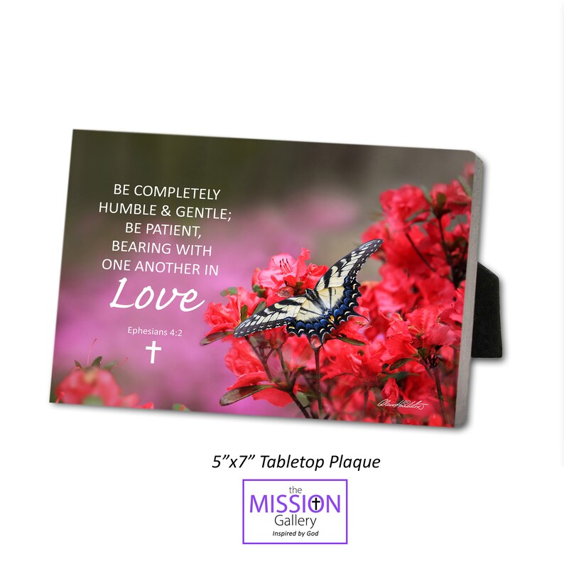 EPHESIANS 4:2. Be Completely Humble & Gentle, Scripture Canvas Wall Art ...