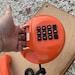 Vintage Orange Black Push Button Phone 1970s Retro Telephone Retro - Etsy