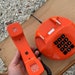 Vintage Orange Black Push Button Phone 1970s Retro Telephone Retro - Etsy