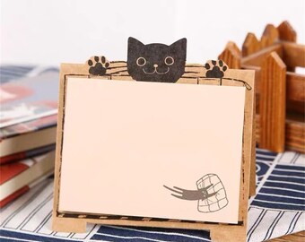 Black Sticky Note Holder - Etsy