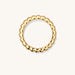 4mm Wide Charlotte Ring, Fluffy Slim Ring, Puffy Stacking Ring, Ribbed ...