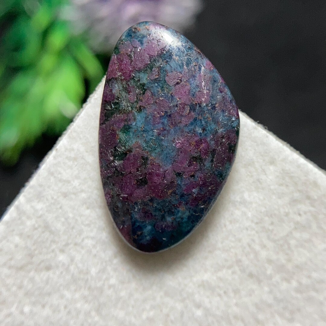 Elegant Ruby Kyanite Cabochon, It is A Fusion of Earth Fire and ...