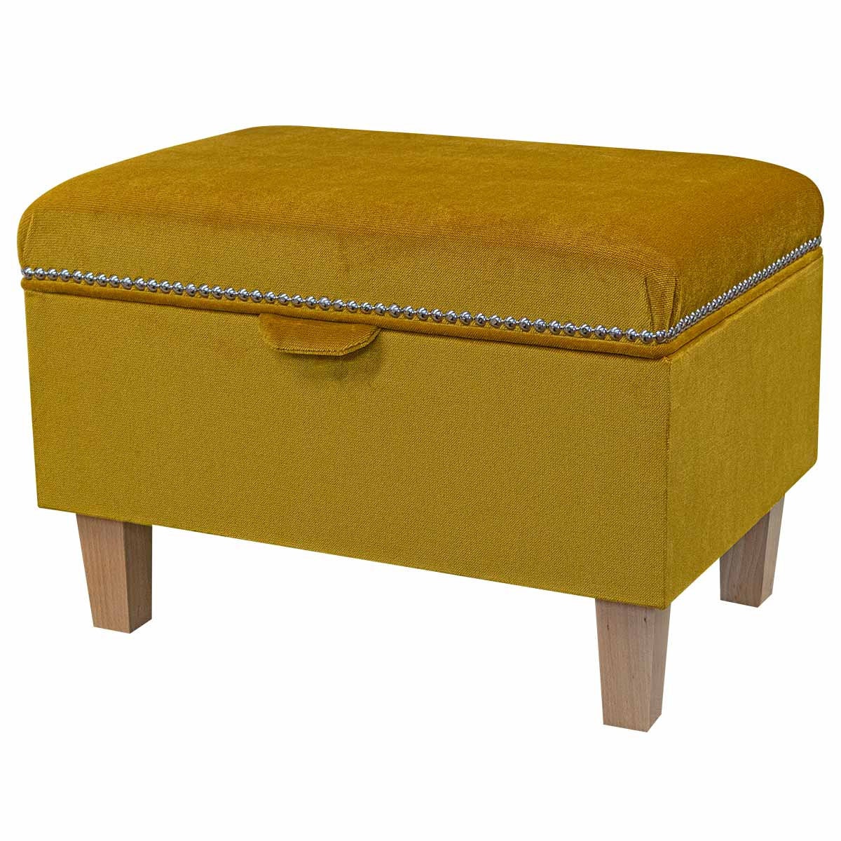 Studded storage ottoman store
