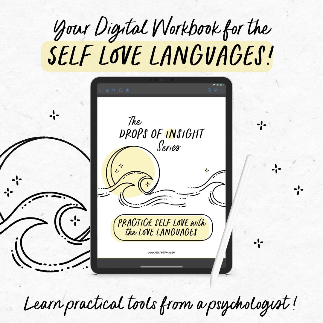 Self Love Languages Journal for Self Love Self Therapy Depression ...