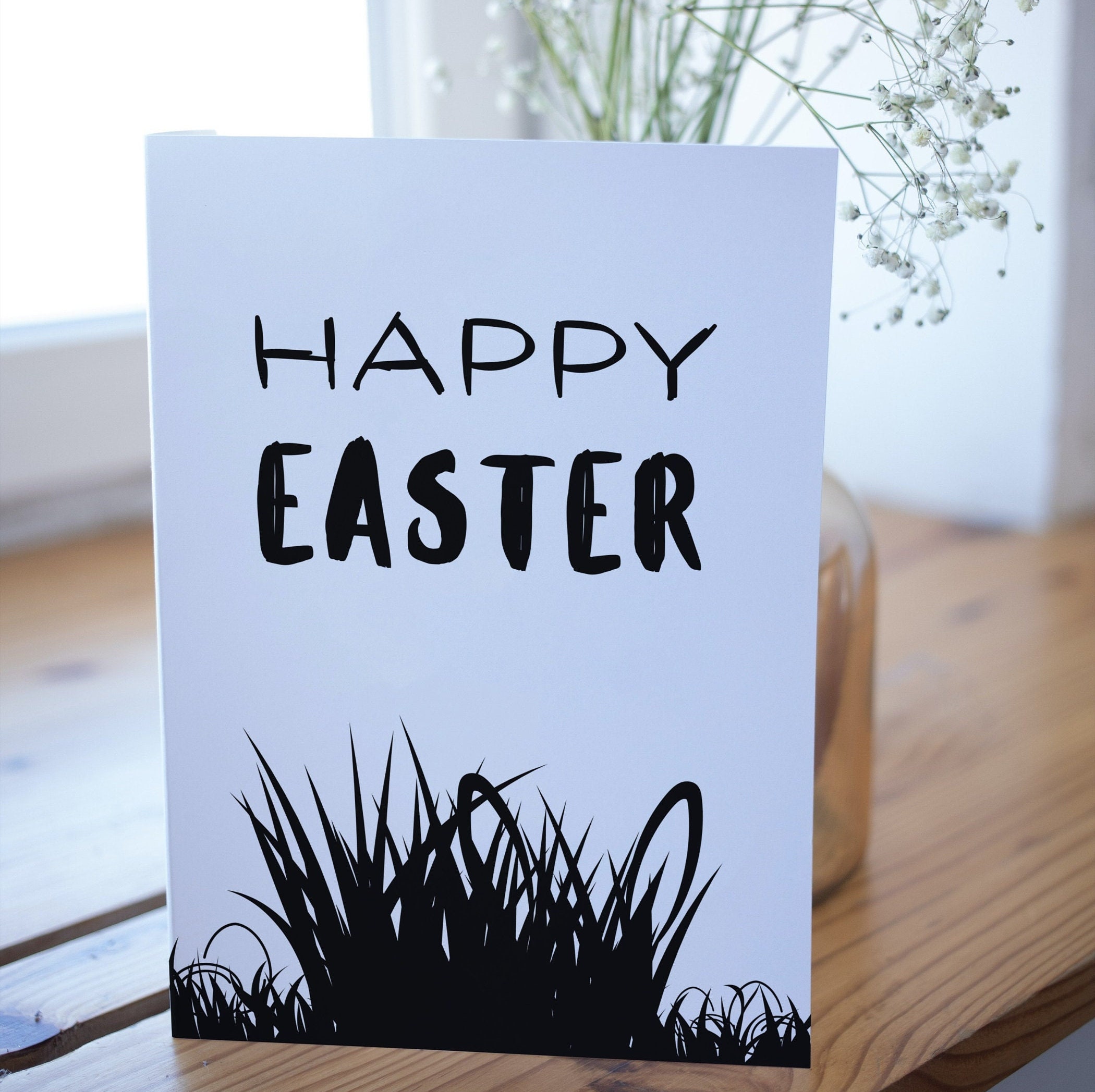 Poster Happy Easter Printable for Download Digital Files Easter Bunny ...