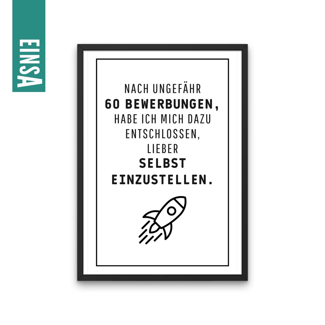 Poster for the Self-employed, Managing Directors, Entrepreneurs ...
