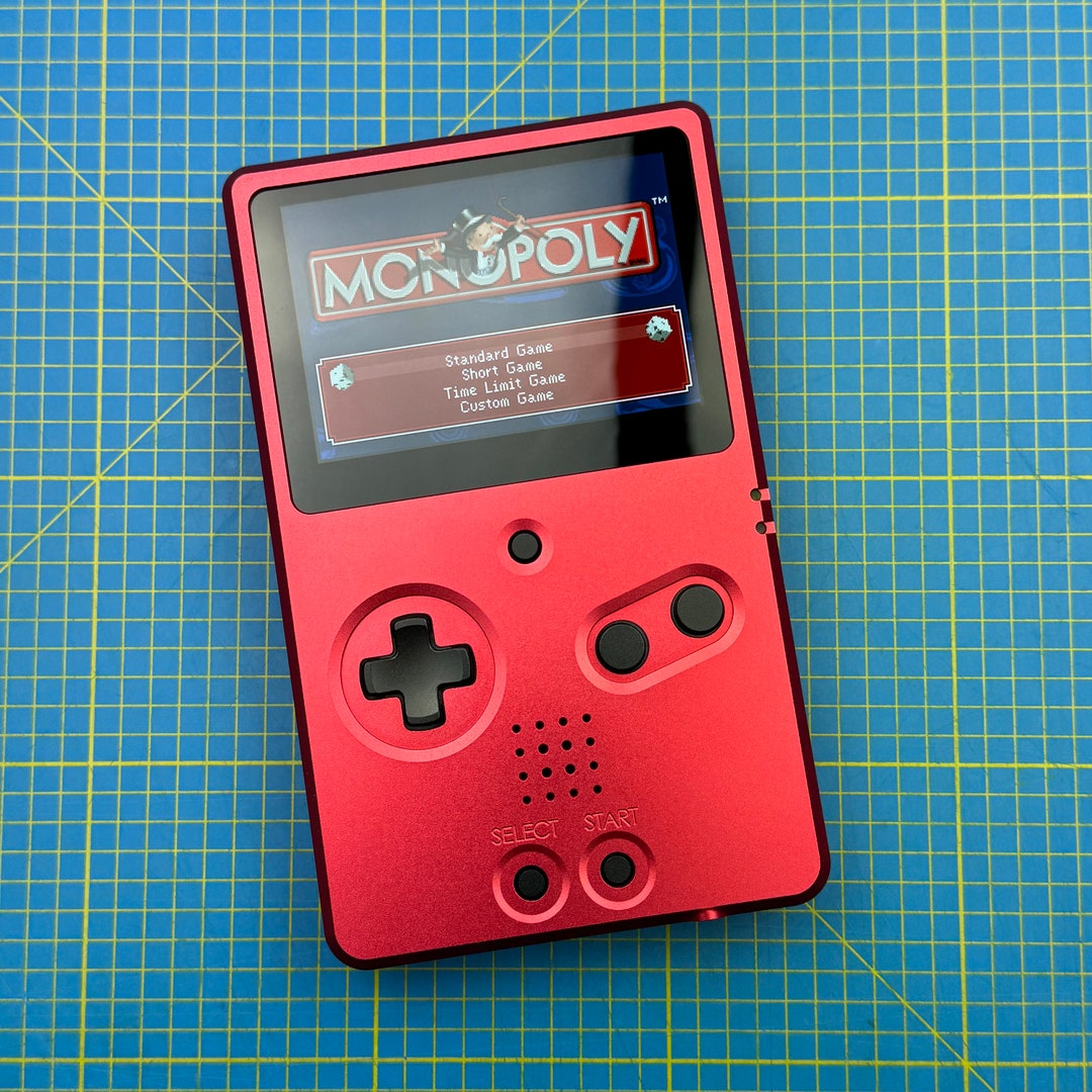 Boxy Pixel Unhinged Red Aluminium Nintendo Gameboy Advance SP GBA ...