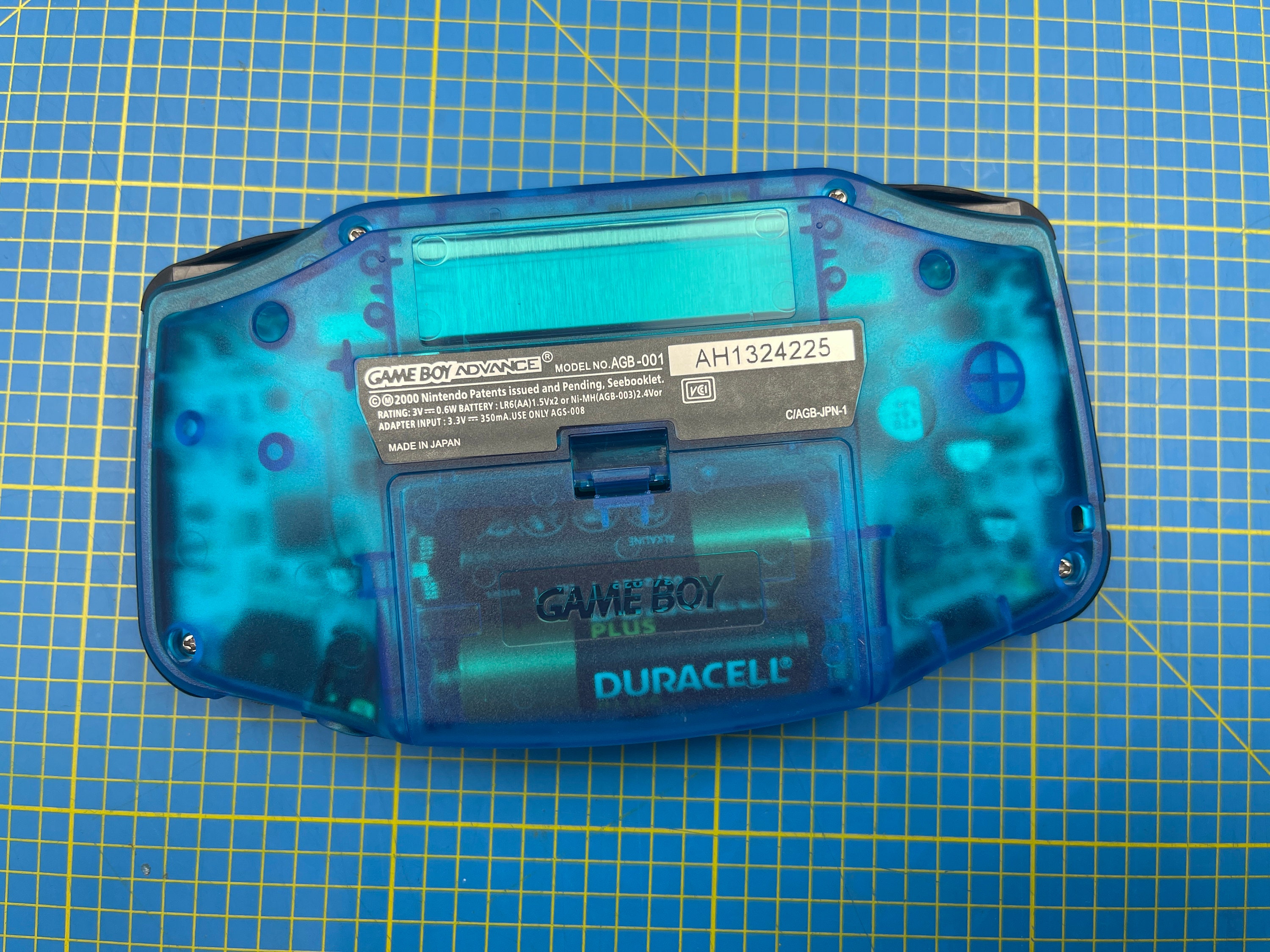 Gameboy Advance GBA Blue and Black Buttons Backlight IPS - Etsy