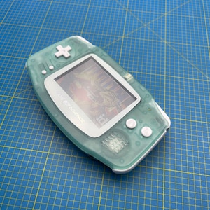 Gameboy Advance GBA Transparent Turquoise glow in Dark and White ...