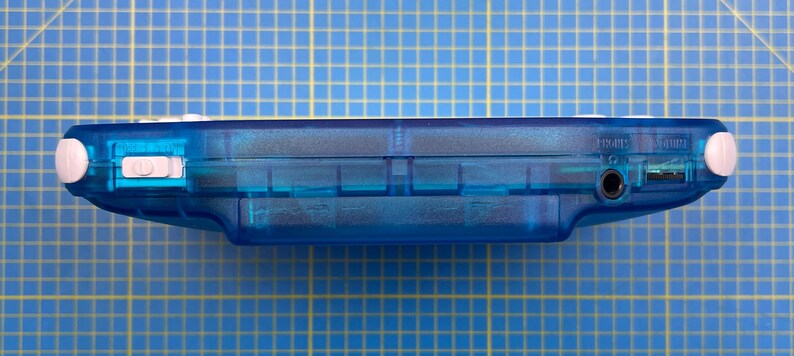 Gameboy Advance GBA Blue and White Buttons Backlight IPS - Etsy