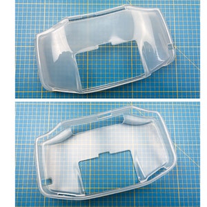 Gameboy Advance GBA Clear Pink and Grey Backlight IPS V2 Screen - Etsy