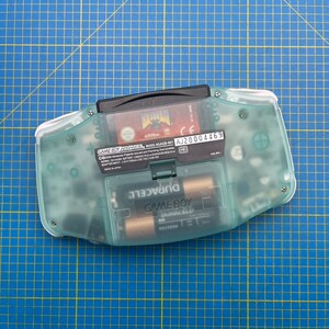 Gameboy Advance GBA Transparent Turquoise glow in Dark and White ...