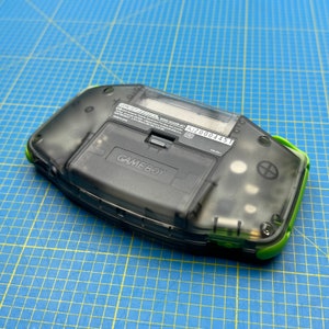 Gameboy Advance GBA Clear Black and Green Backlight IPS V2 Screen - Etsy