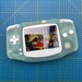 Gameboy Advance GBA Transparent Turquoise glow in Dark and White ...