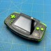 Gameboy Advance GBA Clear Black and Green Backlight IPS V2 Screen - Etsy