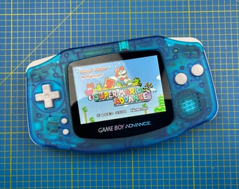 Gameboy Advance GBA Transparent Turquoise glow in Dark and White ...
