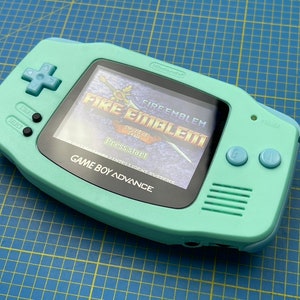 Gameboy Advance GBA Teal Blue and Light Blue Backlight IPS V2 Screen - Etsy