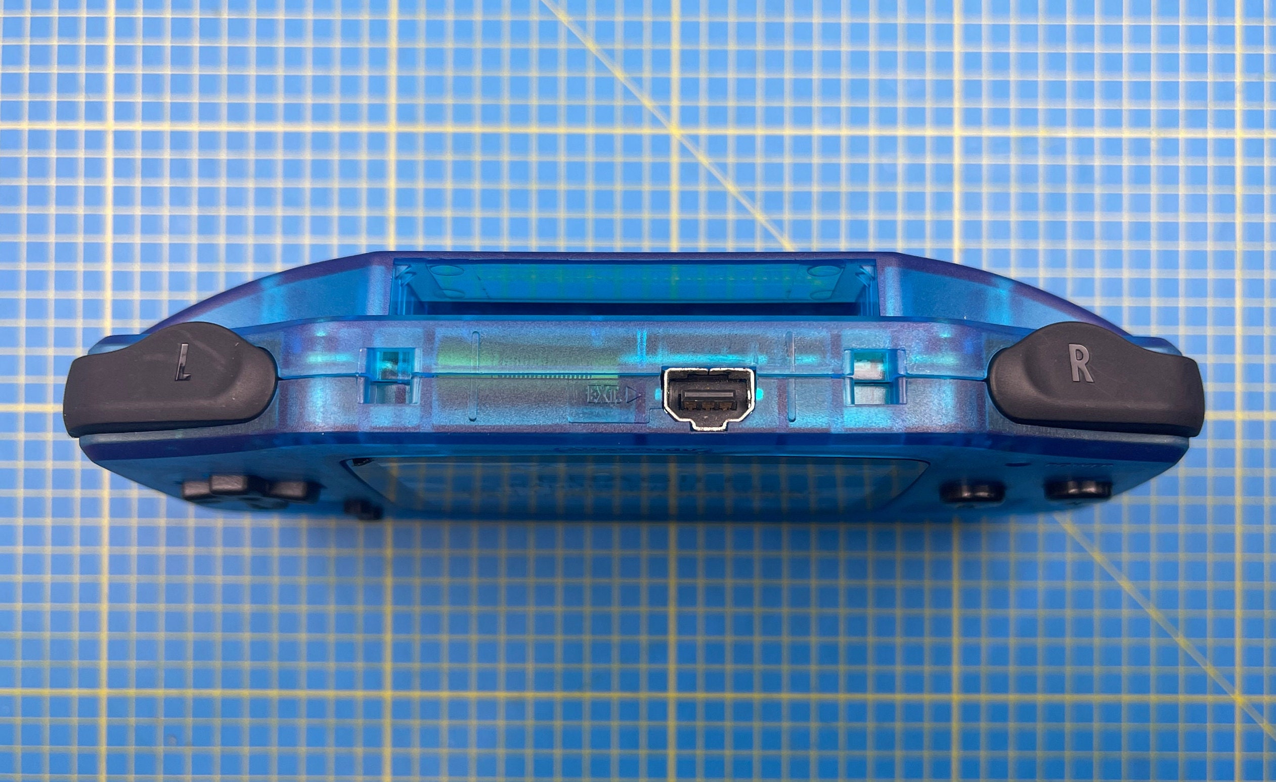 Gameboy Advance GBA Blue and Black Buttons Backlight IPS - Etsy