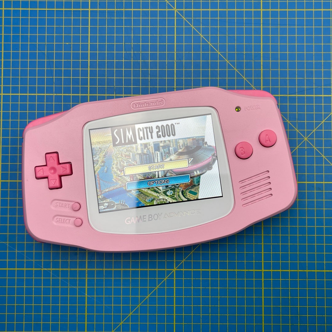 Gameboy Advance GBA Light Pink and Candy Pink Backlight IPS V2 Screen ...