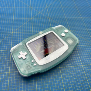 Gameboy Advance GBA Transparent Turquoise glow in Dark and White ...