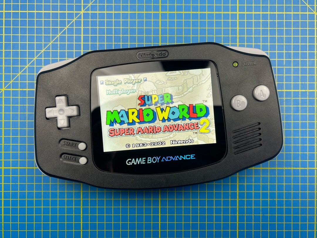 Gameboy Advance GBA Black and Grey Backlight IPS V2 Screen - Etsy