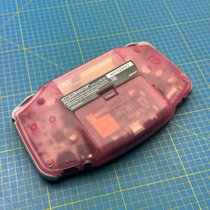 Gameboy Advance GBA Clear Pink and Grey Backlight IPS V2 Screen - Etsy