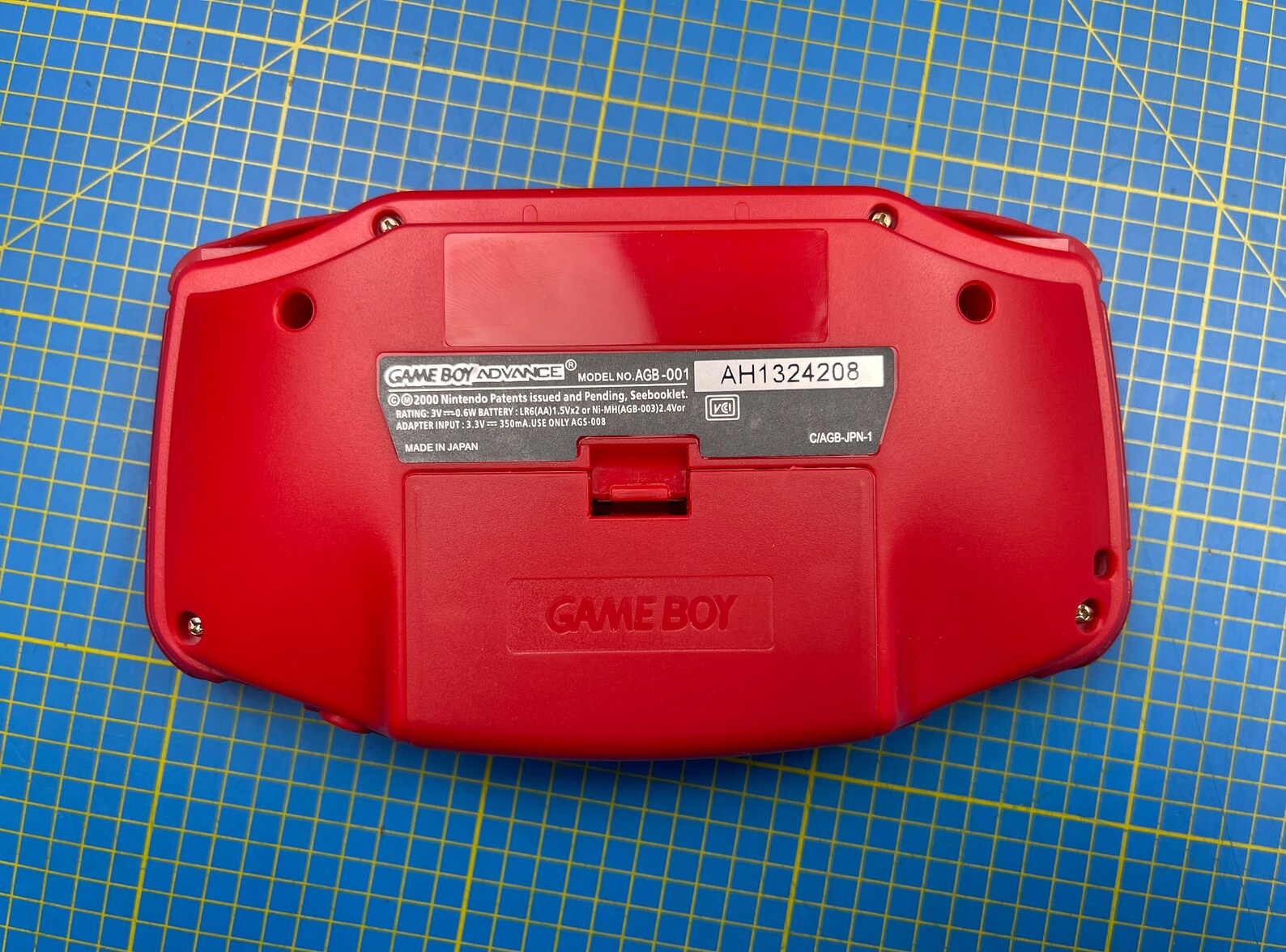 Gameboy Advance GBA Red Backlight IPS V2 Screen - Etsy UK