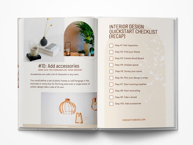 Interior Design Quickstart Checklist, Room Renovation, Home Design Binder , New Home Decor ...