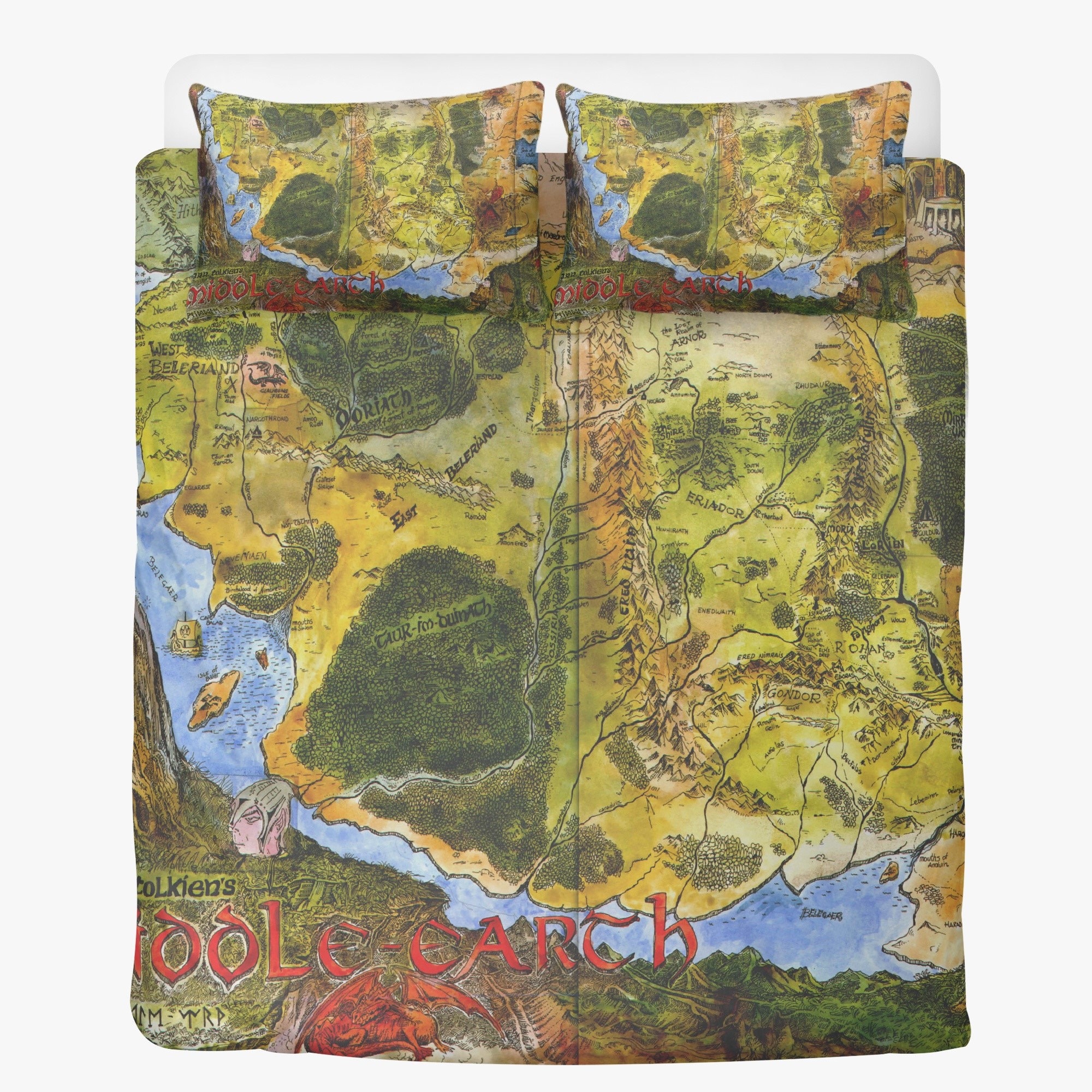 Lord Of The Rings Bed Sheets