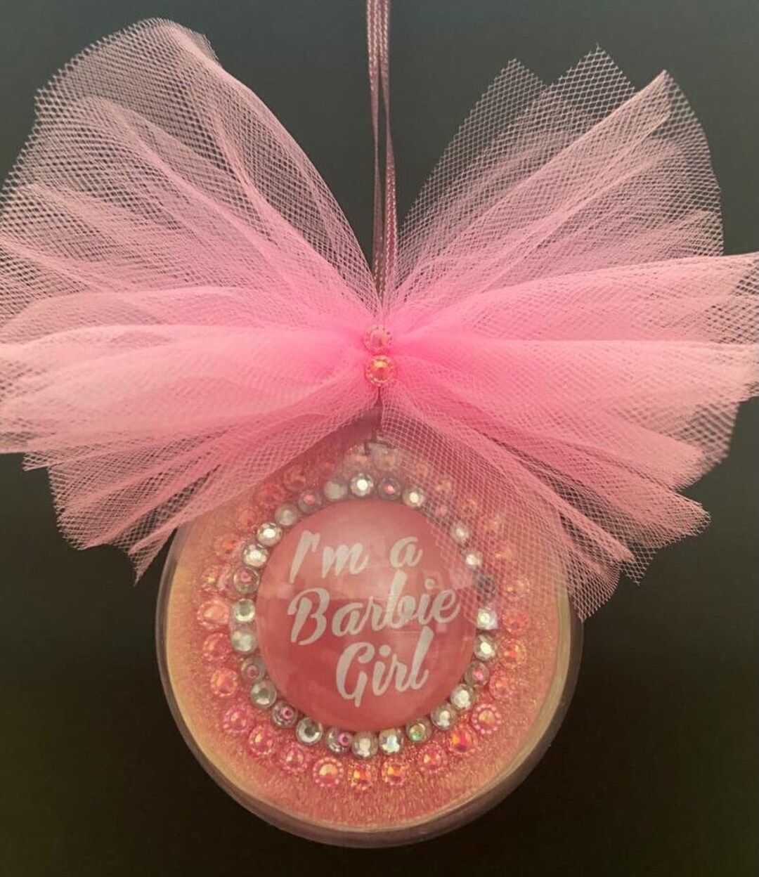 Sparkly Barbie Bauble - Etsy UK
