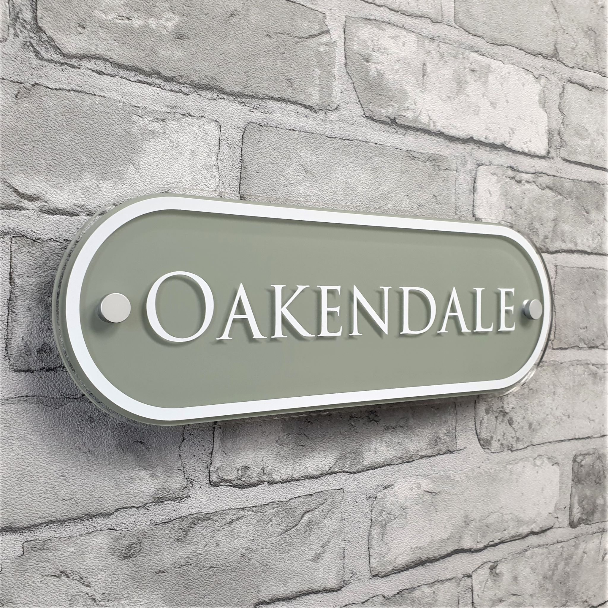 Traditional House Number Signs & Address Plaques in Sage Green - Etsy UK