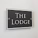 Bordered Rectangular House Signs, Door Number Plaques, Multiple Colour ...