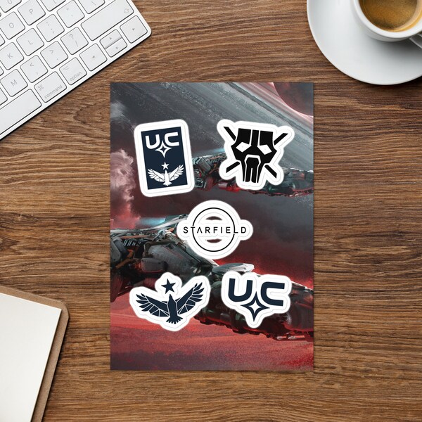 Starfield Bethesda Stickers - Etsy