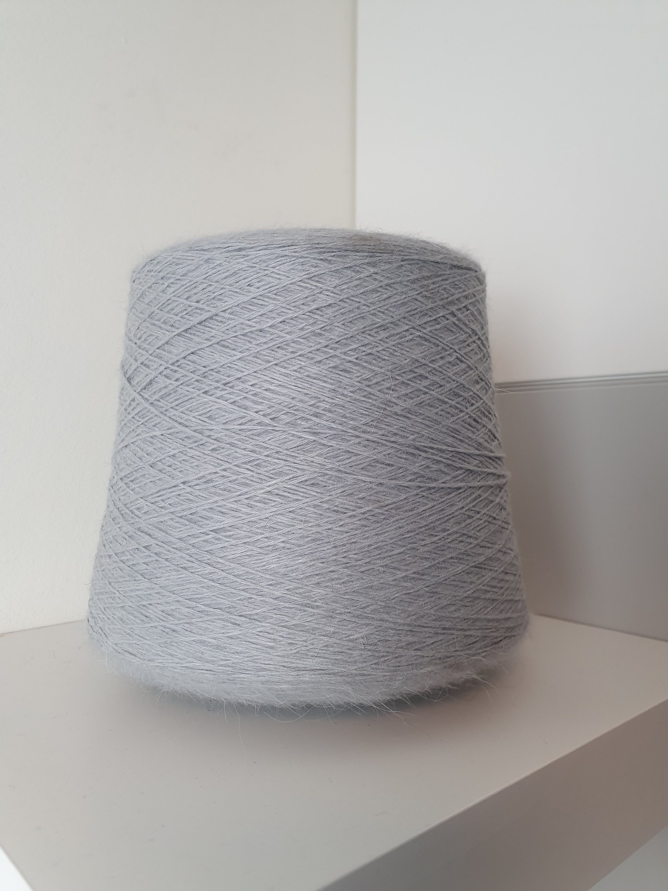 Angora Yarn. Italian Yarn 100 Gr. Machine Knitting Yarn. Gray Yarn - Etsy
