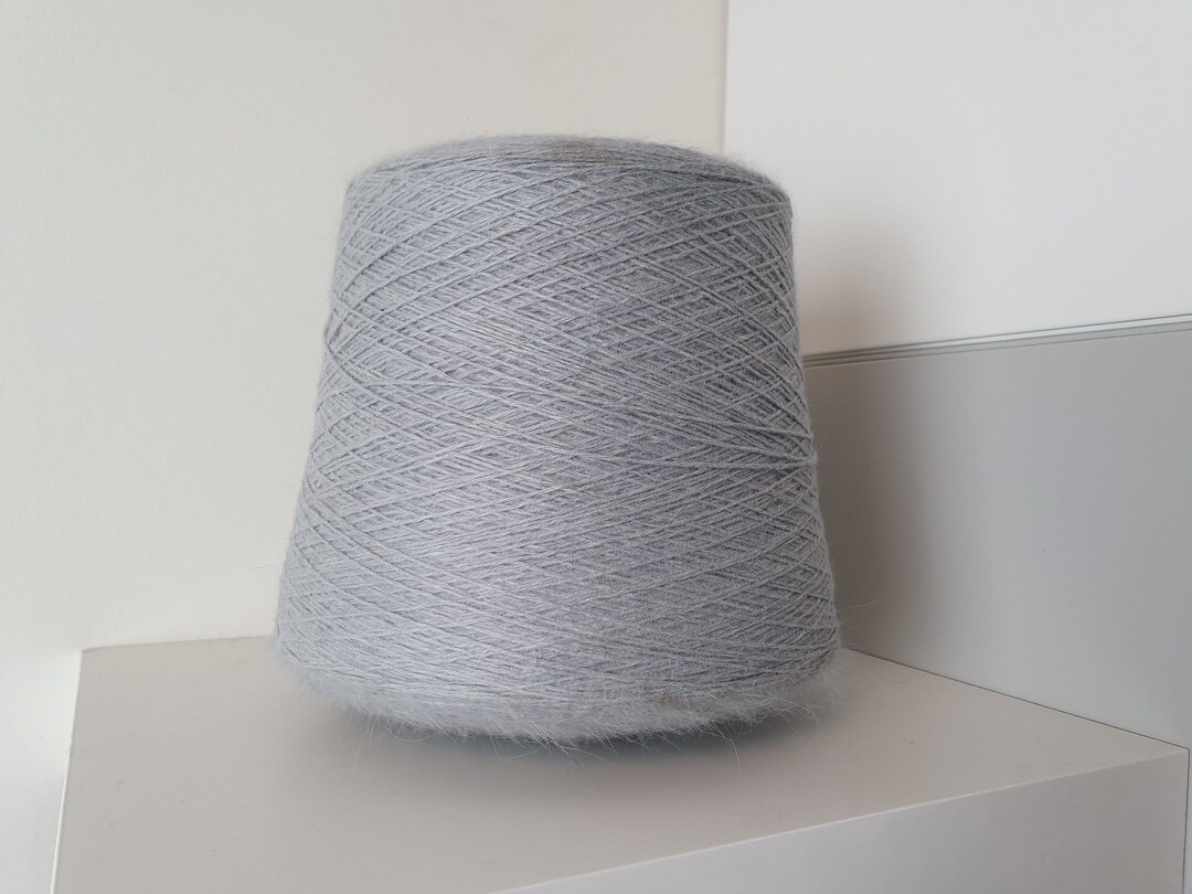 Angora Yarn. Italian Yarn 100 Gr. Machine Knitting Yarn. Gray Yarn - Etsy