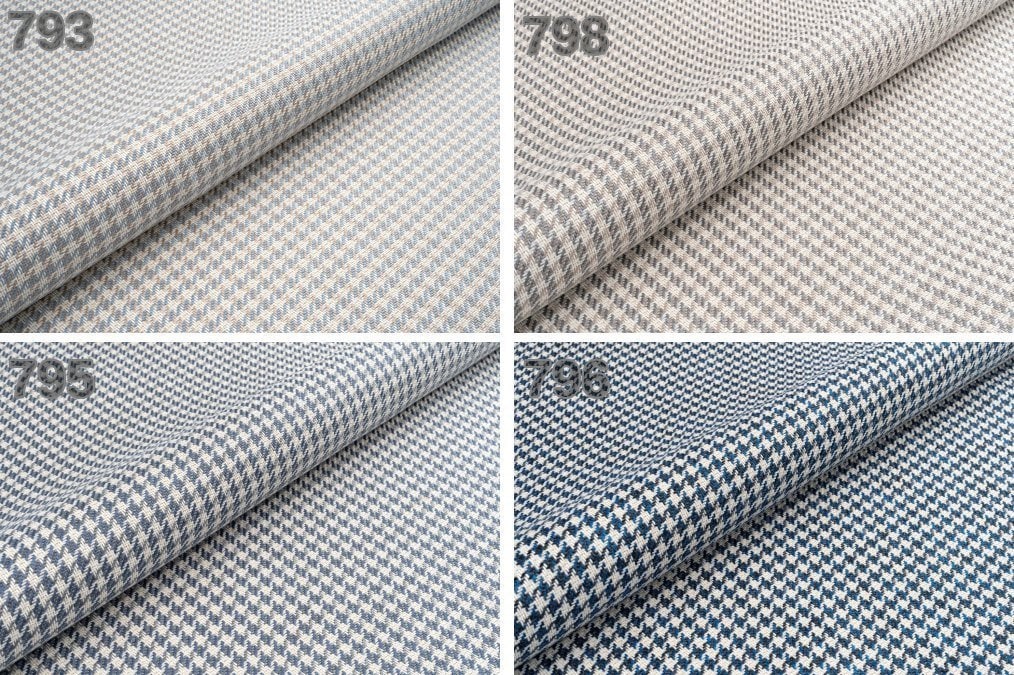 Houndstooth Fabric by the Yard. 10 Colours. Upholstery Fabric. Textured ...