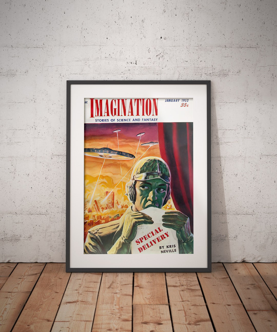 Printable imagination Poster, Cover of the Fantasy and Science Fiction ...