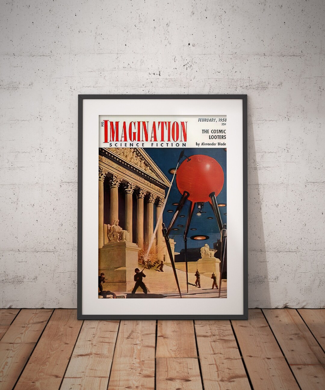 Printable imagination Poster Cover of the Fantasy - Etsy